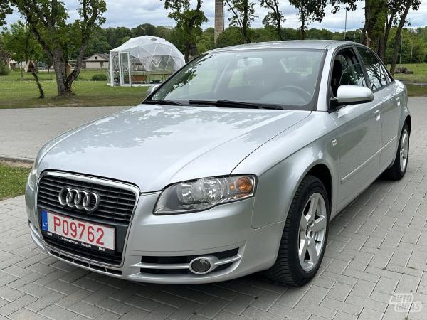 Grey Audi A4 2006 in Vilnius, with an engine capacity of 2.00 L and mileage of 265 thousand km for 2600 €, photo 4 on AUTOMOTO.COM.LV
