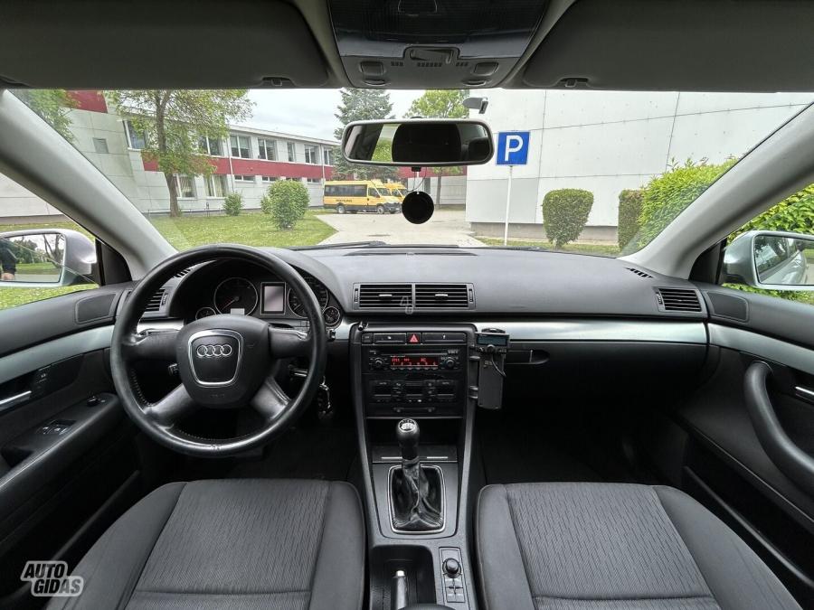 Grey Audi A4 2006 in Vilnius, with an engine capacity of 2.00 L and mileage of 265 thousand km for 2600 €, photo 15 on AUTOMOTO.COM.LV