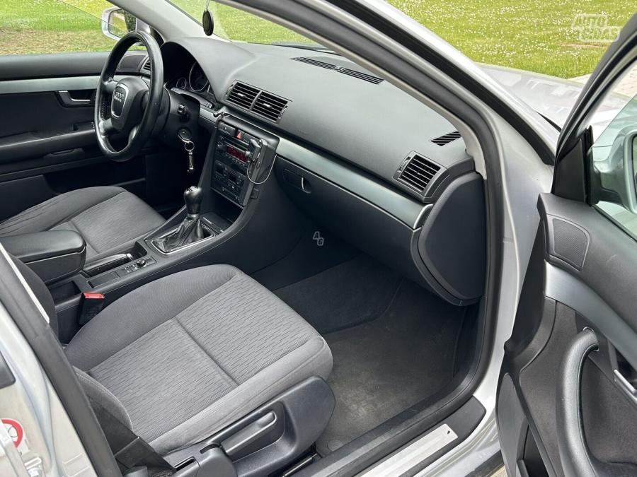 Grey Audi A4 2006 in Vilnius, with an engine capacity of 2.00 L and mileage of 265 thousand km for 2600 €, photo 16 on AUTOMOTO.COM.LV