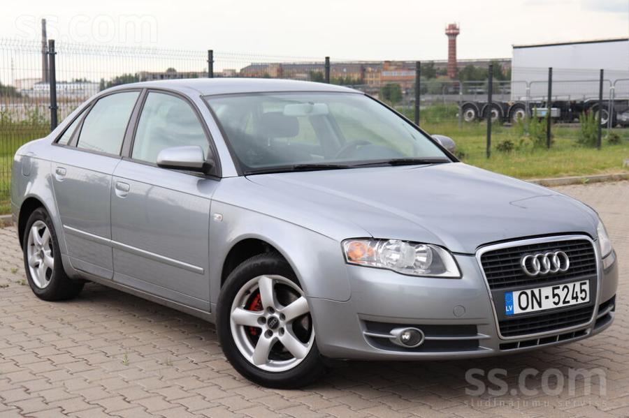 Grey Audi A4 2006 in Riga, with an engine capacity of 2.00 L and mileage of 203 thousand km for 3450 €, photo 3 on AUTOMOTO.COM.LV