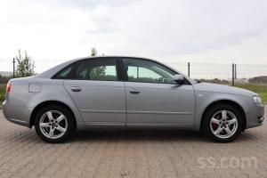 Grey Audi A4 2006 in Riga, with an engine capacity of 2.00 L and mileage of 203 thousand km for 3450 €, photo 7 on AUTOMOTO.COM.LV