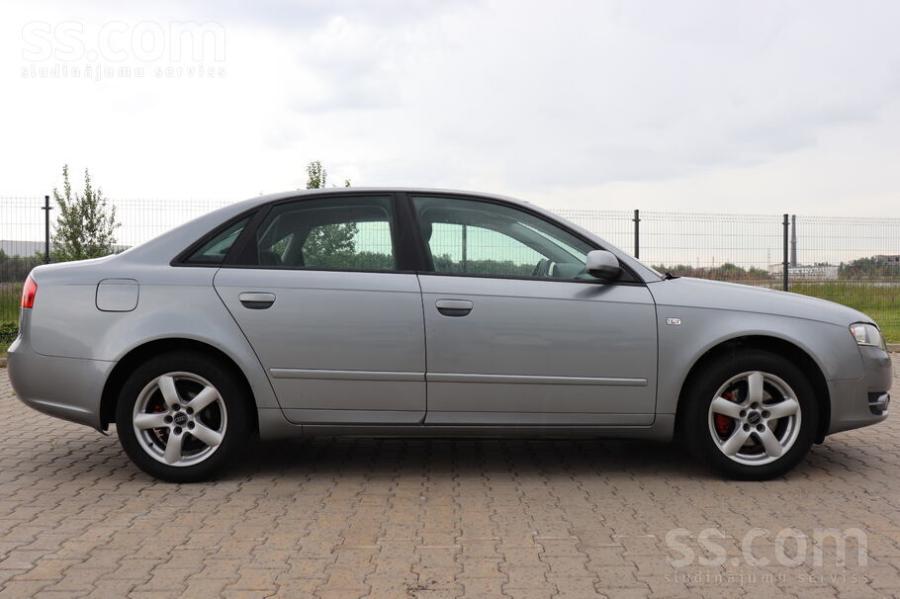 Grey Audi A4 2006 in Riga, with an engine capacity of 2.00 L and mileage of 203 thousand km for 3450 €, photo 7 on AUTOMOTO.COM.LV