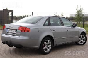 Grey Audi A4 2006 in Riga, with an engine capacity of 2.00 L and mileage of 203 thousand km for 3450 €, photo 9 on AUTOMOTO.COM.LV