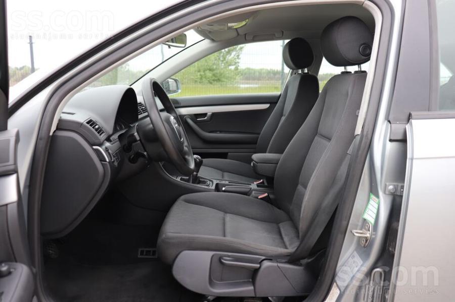 Grey Audi A4 2006 in Riga, with an engine capacity of 2.00 L and mileage of 203 thousand km for 3450 €, photo 15 on AUTOMOTO.COM.LV