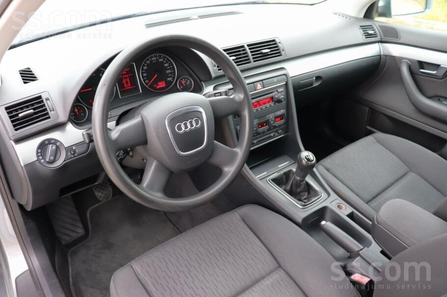 Grey Audi A4 2006 in Riga, with an engine capacity of 2.00 L and mileage of 203 thousand km for 3450 €, photo 16 on AUTOMOTO.COM.LV