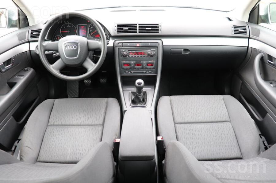 Grey Audi A4 2006 in Riga, with an engine capacity of 2.00 L and mileage of 203 thousand km for 3450 €, photo 24 on AUTOMOTO.COM.LV