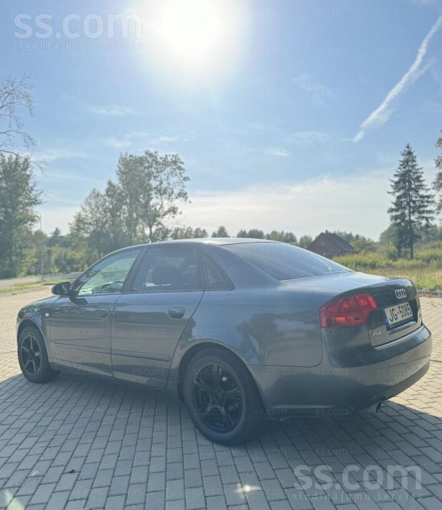 Pelēks Audi A4 2006 Daugavpils, ar dzinēja tilpumu 2.00 L un nobraukumu 255 tūkst. km par 3600 €, foto 5 vietnē AUTOMOTO.COM.LV