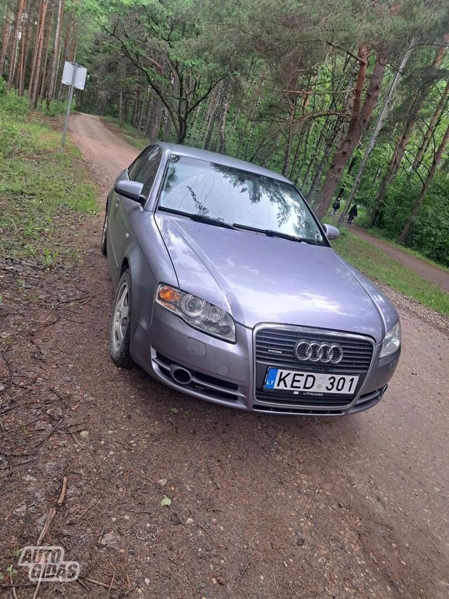 Grey Audi A4 2006 in Elektrenai, with an engine capacity of 2.00 L and mileage of 424 thousand km for 1500 €, photo 4 on AUTOMOTO.COM.LV