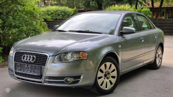 Pelēks Audi A4 2006 Viļņa, ar dzinēja tilpumu 1.98 L un nobraukumu 230 tūkst. km par 1800 €, foto 1 vietnē AUTOMOTO.COM.LV