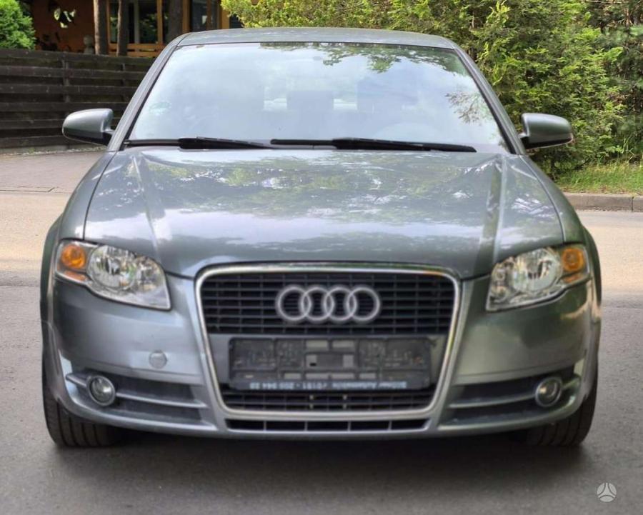 Pelēks Audi A4 2006 Viļņa, ar dzinēja tilpumu 1.98 L un nobraukumu 230 tūkst. km par 1800 €, foto 3 vietnē AUTOMOTO.COM.LV