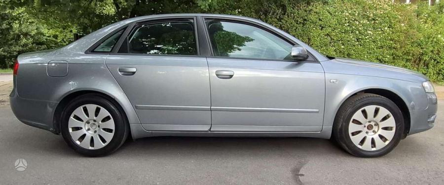 Pelēks Audi A4 2006 Viļņa, ar dzinēja tilpumu 1.98 L un nobraukumu 230 tūkst. km par 1800 €, foto 5 vietnē AUTOMOTO.COM.LV