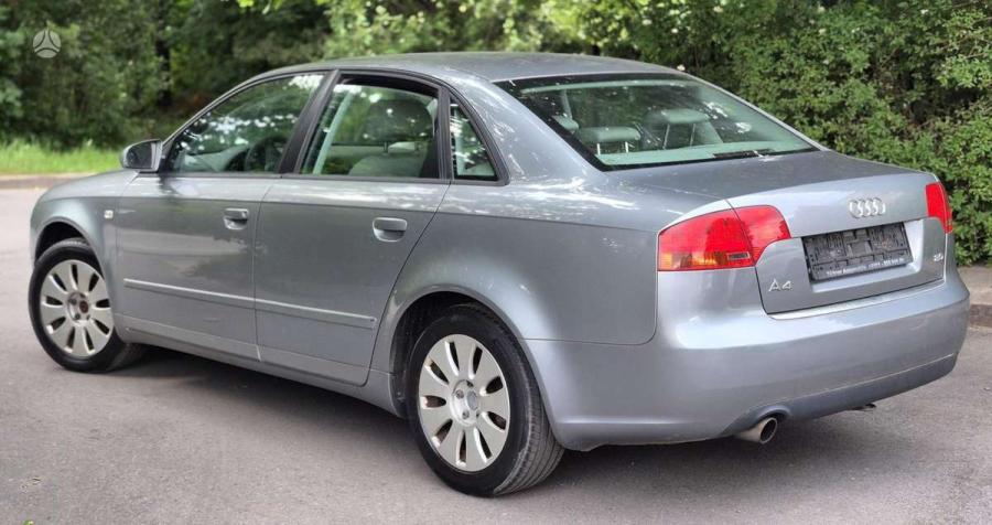 Pelēks Audi A4 2006 Viļņa, ar dzinēja tilpumu 1.98 L un nobraukumu 230 tūkst. km par 1800 €, foto 8 vietnē AUTOMOTO.COM.LV