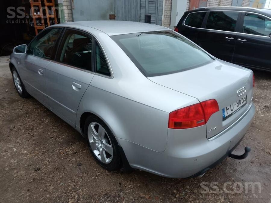 Grey Audi A4 2006 in Liepaja, with an engine capacity of 1.80 L and mileage of 444 thousand km for 2950 €, photo 7 on AUTOMOTO.COM.LV
