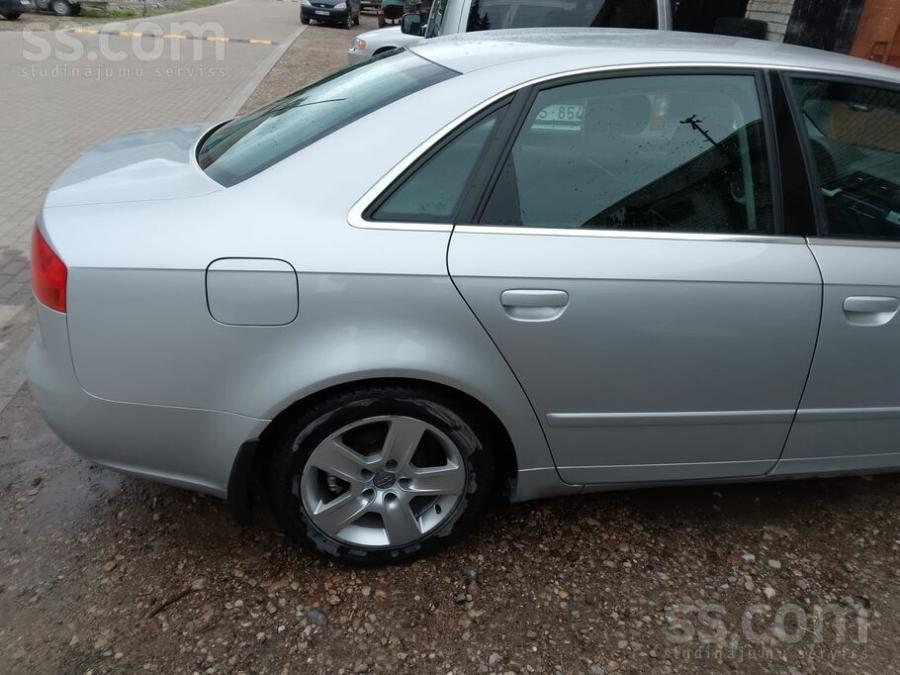 Grey Audi A4 2006 in Liepaja, with an engine capacity of 1.80 L and mileage of 444 thousand km for 2950 €, photo 10 on AUTOMOTO.COM.LV