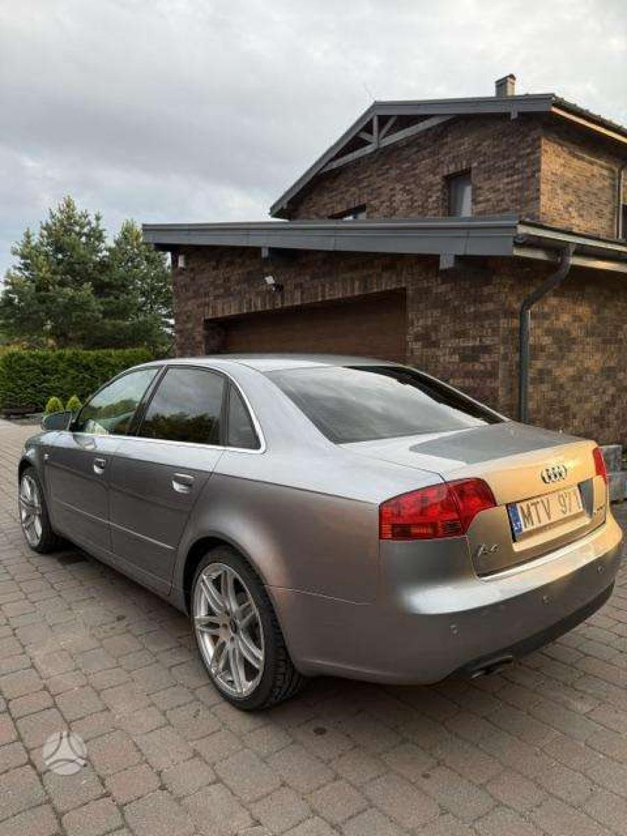 Grey Audi A4 2006 in Vilnius, with an engine capacity of 1.97 L and mileage of 200 thousand km for 3300 €, photo 4 on AUTOMOTO.COM.LV