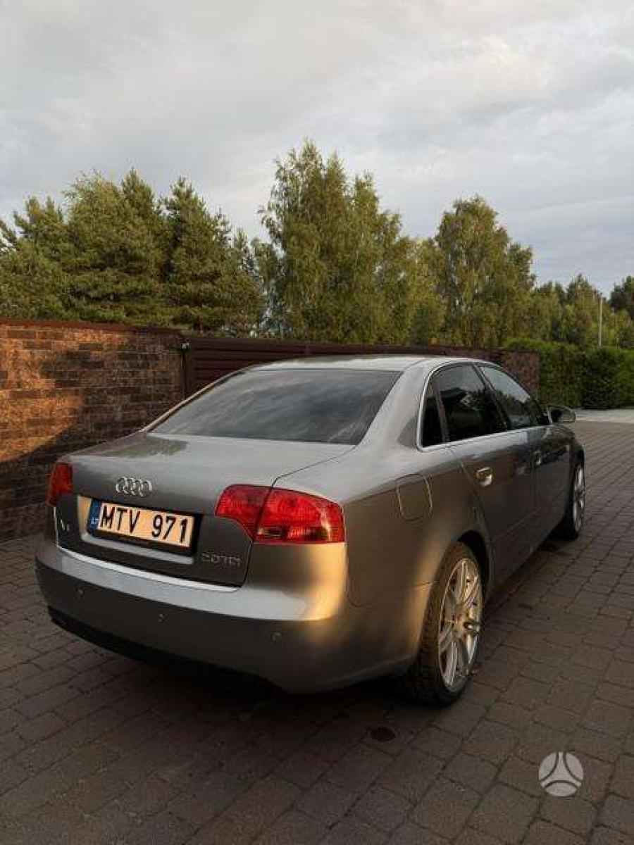 Grey Audi A4 2006 in Vilnius, with an engine capacity of 1.97 L and mileage of 200 thousand km for 3300 €, photo 5 on AUTOMOTO.COM.LV