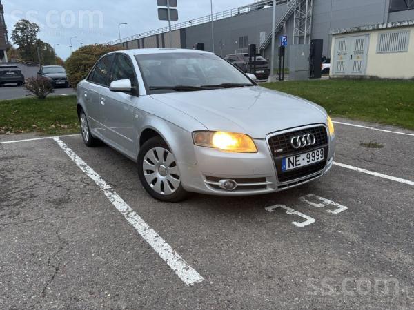 Grey Audi A4 2006 in Riga, with an engine capacity of 2.00 L and mileage of 293 thousand km for 2950 €, photo 1 on AUTOMOTO.COM.LV
