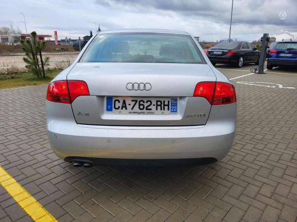 Pelēks Audi A4 2007 Tauragė, ar dzinēja tilpumu 1.97 L un nobraukumu 261 tūkst. km par 3300 €, foto 4 vietnē AUTOMOTO.COM.LV