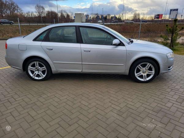 Pelēks Audi A4 2007 Tauragė, ar dzinēja tilpumu 1.97 L un nobraukumu 261 tūkst. km par 3300 €, foto 5 vietnē AUTOMOTO.COM.LV