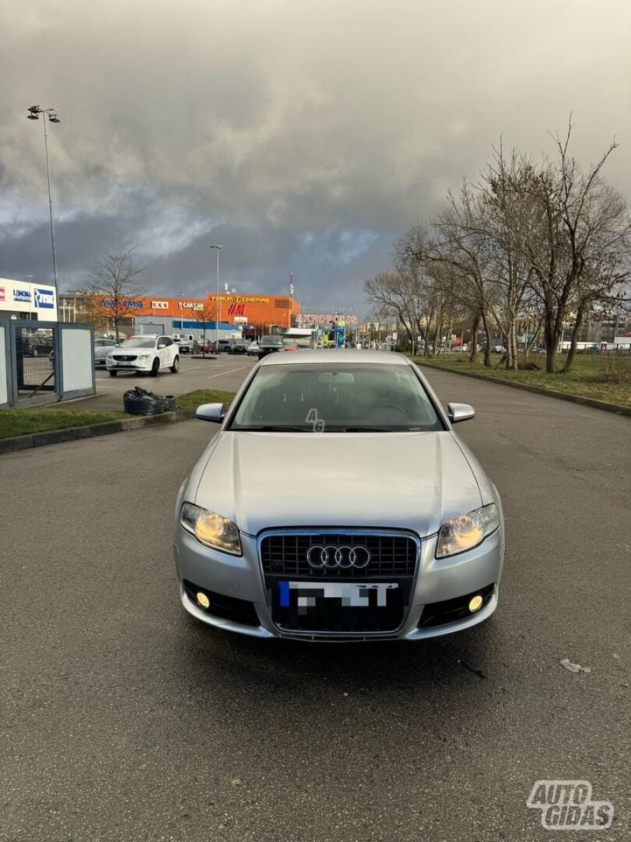 Grey Audi A4 2007 in Klaipeda, with an engine capacity of 1.90 L and mileage of 213 thousand km for 2150 €, photo 2 on AUTOMOTO.COM.LV
