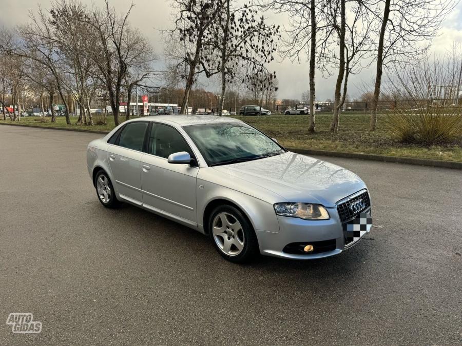 Grey Audi A4 2007 in Klaipeda, with an engine capacity of 1.90 L and mileage of 213 thousand km for 2150 €, photo 3 on AUTOMOTO.COM.LV