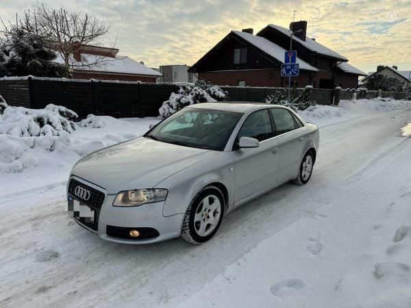 Pelēks Audi A4 2007 Klaipėda, ar dzinēja tilpumu 1.90 L un nobraukumu 213 tūkst. km par 2150 €, foto 1 vietnē AUTOMOTO.COM.LV