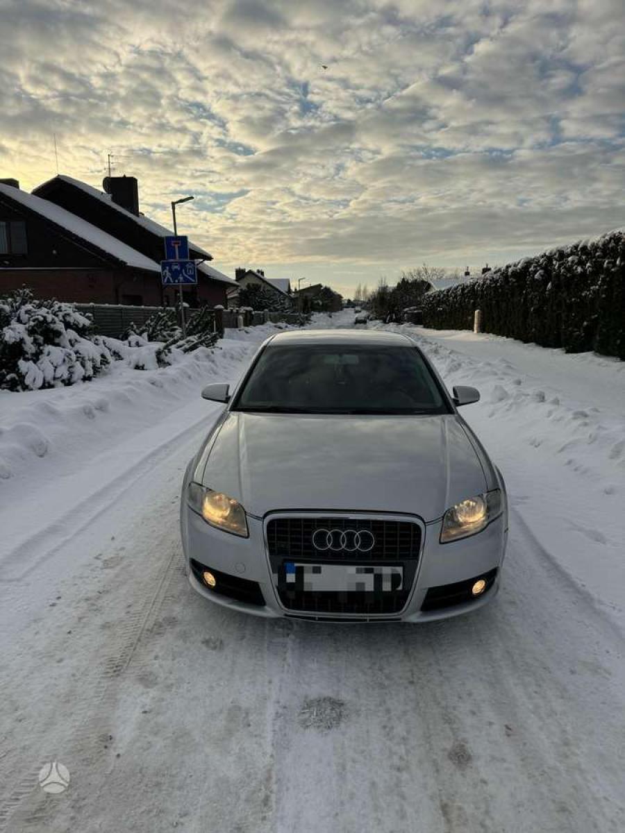 Grey Audi A4 2007 in Klaipeda, with an engine capacity of 1.90 L and mileage of 213 thousand km for 2150 €, photo 2 on AUTOMOTO.COM.LV