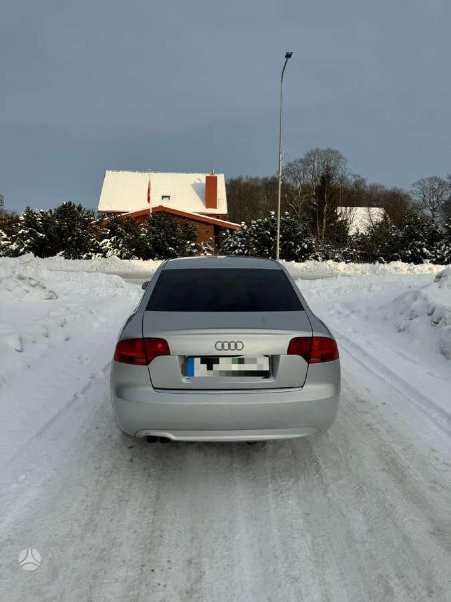 Grey Audi A4 2007 in Klaipeda, with an engine capacity of 1.90 L and mileage of 213 thousand km for 2150 €, photo 6 on AUTOMOTO.COM.LV