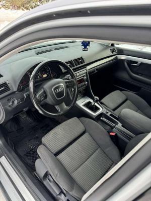 Grey Audi A4 2007 in Klaipeda, with an engine capacity of 1.90 L and mileage of 213 thousand km for 2150 €, photo 10 on AUTOMOTO.COM.LV