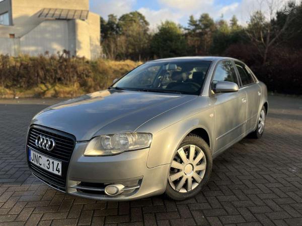 Grey Audi A4 2007 in Vilnius, with an engine capacity of 1.97 L and mileage of 433 thousand km for 2500 €, photo 2 on AUTOMOTO.COM.LV