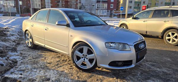 Grey Audi A4 2007 in Vilnius, with an engine capacity of 1.90 L and mileage of 214 thousand km for 3250 €, photo 1 on AUTOMOTO.COM.LV