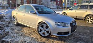 Grey Audi A4 2007 in Vilnius, with an engine capacity of 1.90 L and mileage of 214 thousand km for 3250 €, photo  on AUTOMOTO.COM.LV