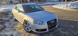 Grey Audi A4 2007 in Vilnius, with an engine capacity of 1.90 L and mileage of 214 thousand km for 3250 €, photo 2 on AUTOMOTO.COM.LV