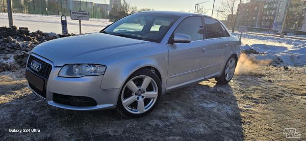 Grey Audi A4 2007 in Vilnius, with an engine capacity of 1.90 L and mileage of 214 thousand km for 3250 €, photo 3 on AUTOMOTO.COM.LV