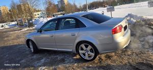 Grey Audi A4 2007 in Vilnius, with an engine capacity of 1.90 L and mileage of 214 thousand km for 3250 €, photo 4 on AUTOMOTO.COM.LV