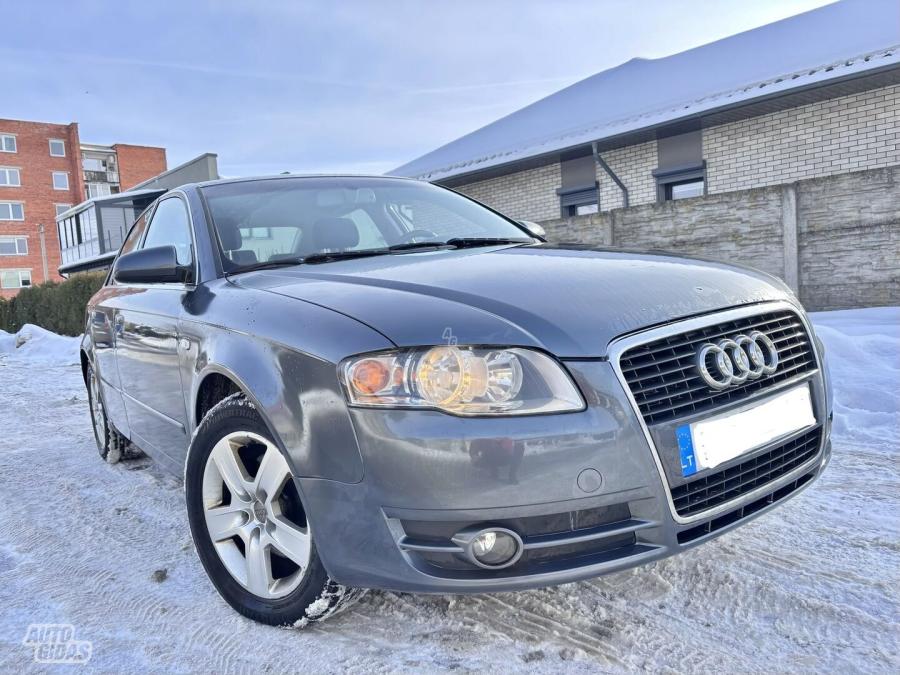 Pelēks Audi A4 2007 Kauņa, ar dzinēja tilpumu 2.00 L un nobraukumu 350 tūkst. km par 2400 €, foto 6 vietnē AUTOMOTO.COM.LV