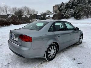 Grey Audi A4 2007 in Vilnius, with an engine capacity of 1.97 L and mileage of 416 thousand km for 2200 €, photo 4 on AUTOMOTO.COM.LV