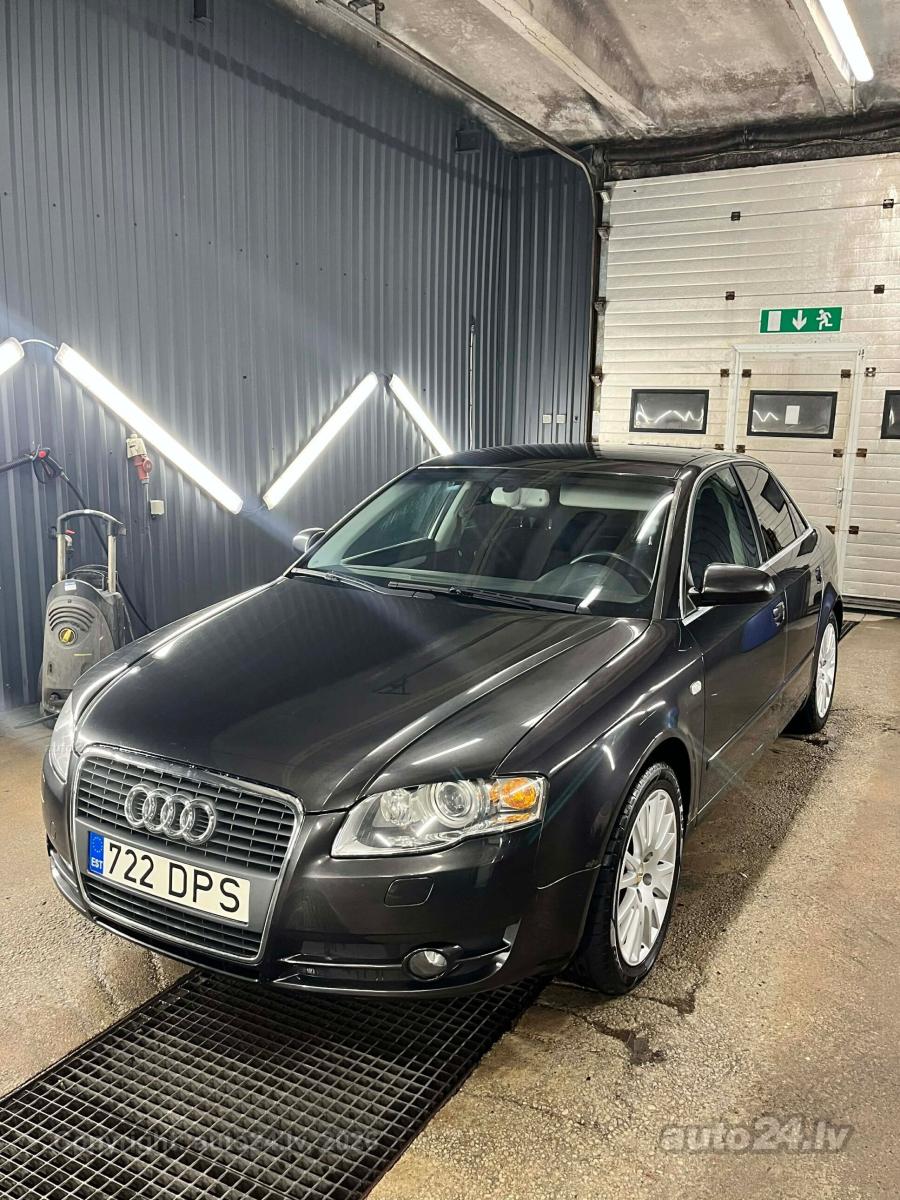 Grey Audi A4 2007 in Tallinn, with an engine capacity of 2.00 L and mileage of 183 thousand km for 2900 €, photo 4 on AUTOMOTO.COM.LV