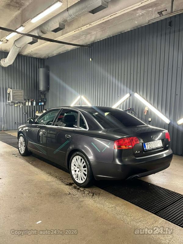 Grey Audi A4 2007 in Tallinn, with an engine capacity of 2.00 L and mileage of 183 thousand km for 2900 €, photo 4 on AUTOMOTO.COM.LV