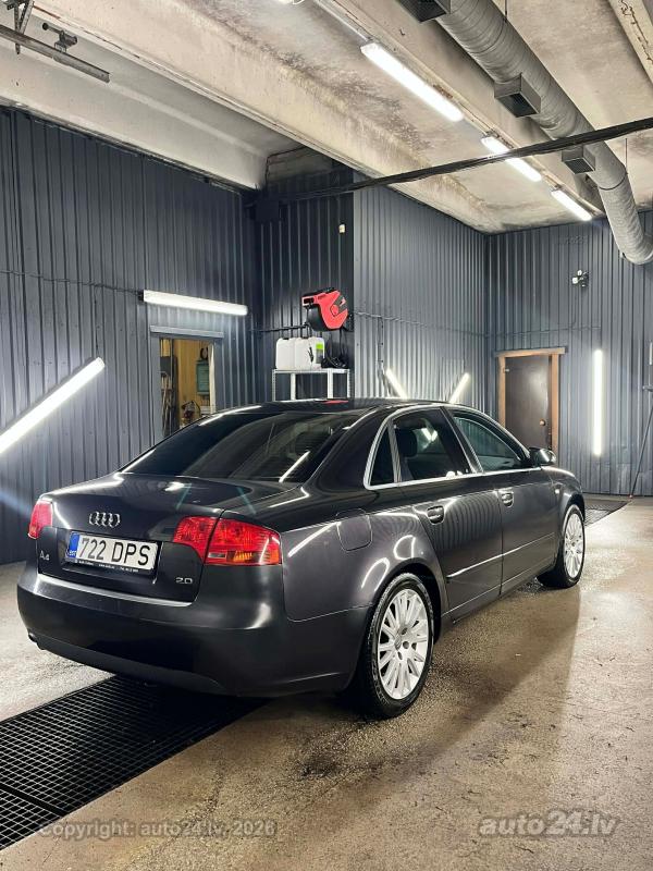 Grey Audi A4 2007 in Tallinn, with an engine capacity of 2.00 L and mileage of 183 thousand km for 2900 €, photo 5 on AUTOMOTO.COM.LV