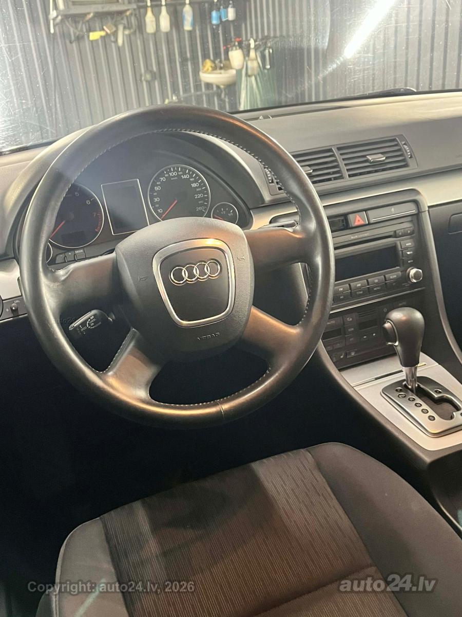 Grey Audi A4 2007 in Tallinn, with an engine capacity of 2.00 L and mileage of 183 thousand km for 2900 €, photo 9 on AUTOMOTO.COM.LV