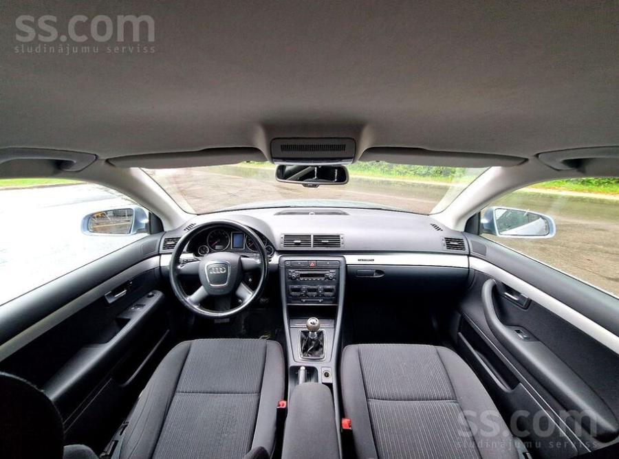 Grey Audi A4 2007 in Riga, with an engine capacity of 1.80 L and mileage of 136 thousand km for 5000 €, photo 12 on AUTOMOTO.COM.LV