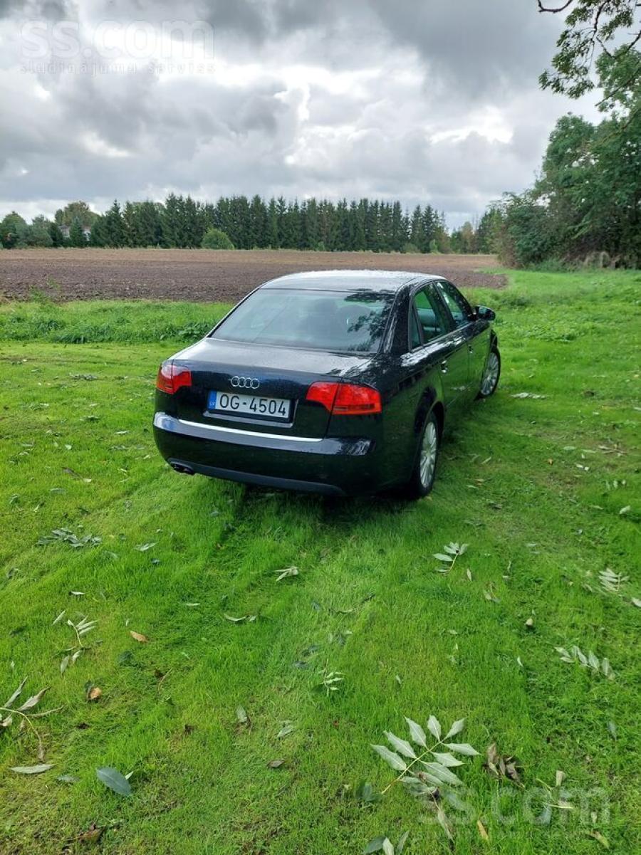 Grey Audi A4 2007 in Ventspils, with an engine capacity of 1.90 L and mileage of 0 thousand km for 4100 €, photo 5 on AUTOMOTO.COM.LV