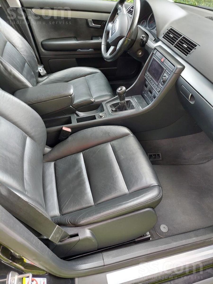 Grey Audi A4 2007 in Ventspils, with an engine capacity of 1.90 L and mileage of 0 thousand km for 4100 €, photo 10 on AUTOMOTO.COM.LV