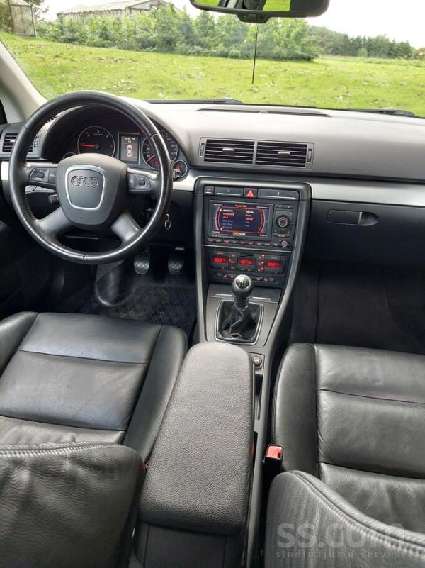 Grey Audi A4 2007 in Ventspils, with an engine capacity of 1.90 L and mileage of 0 thousand km for 4100 €, photo 10 on AUTOMOTO.COM.LV