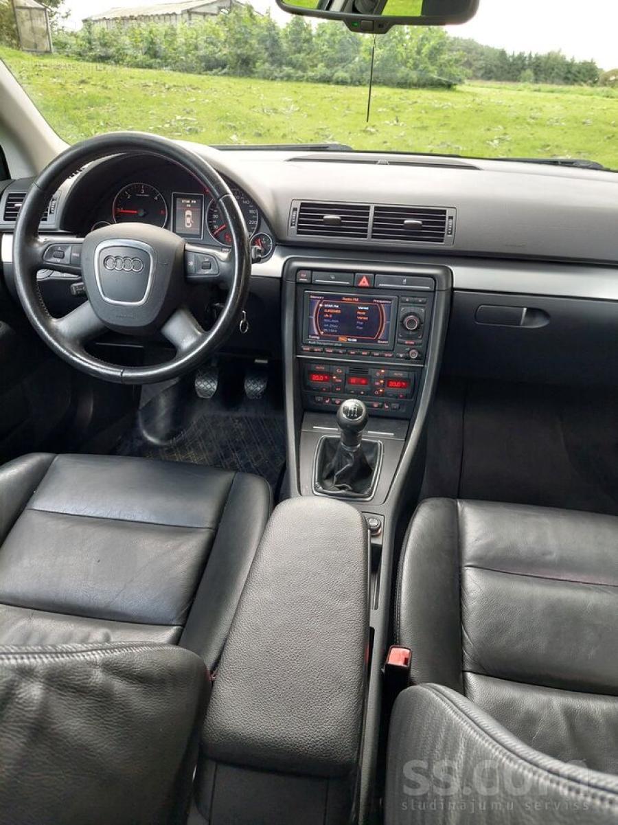 Grey Audi A4 2007 in Ventspils, with an engine capacity of 1.90 L and mileage of 0 thousand km for 4100 €, photo 11 on AUTOMOTO.COM.LV