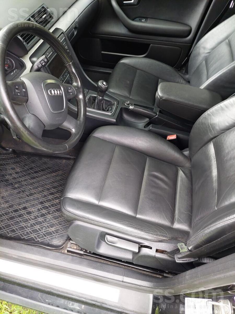 Grey Audi A4 2007 in Ventspils, with an engine capacity of 1.90 L and mileage of 0 thousand km for 4100 €, photo 13 on AUTOMOTO.COM.LV