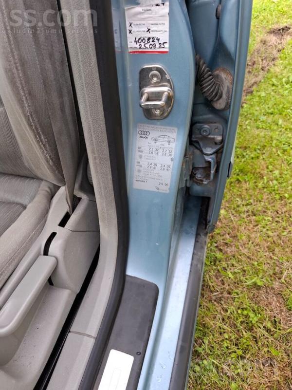 Grey Audi A4 2007 in Jelgava, with an engine capacity of 2.00 L and mileage of 430 thousand km for 2000 €, photo 8 on AUTOMOTO.COM.LV