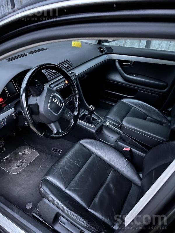 Pelēks Audi A4 2007 Cēsis, ar dzinēja tilpumu 1.90 L un nobraukumu 406 tūkst. km par 3300 €, foto 3 vietnē AUTOMOTO.COM.LV