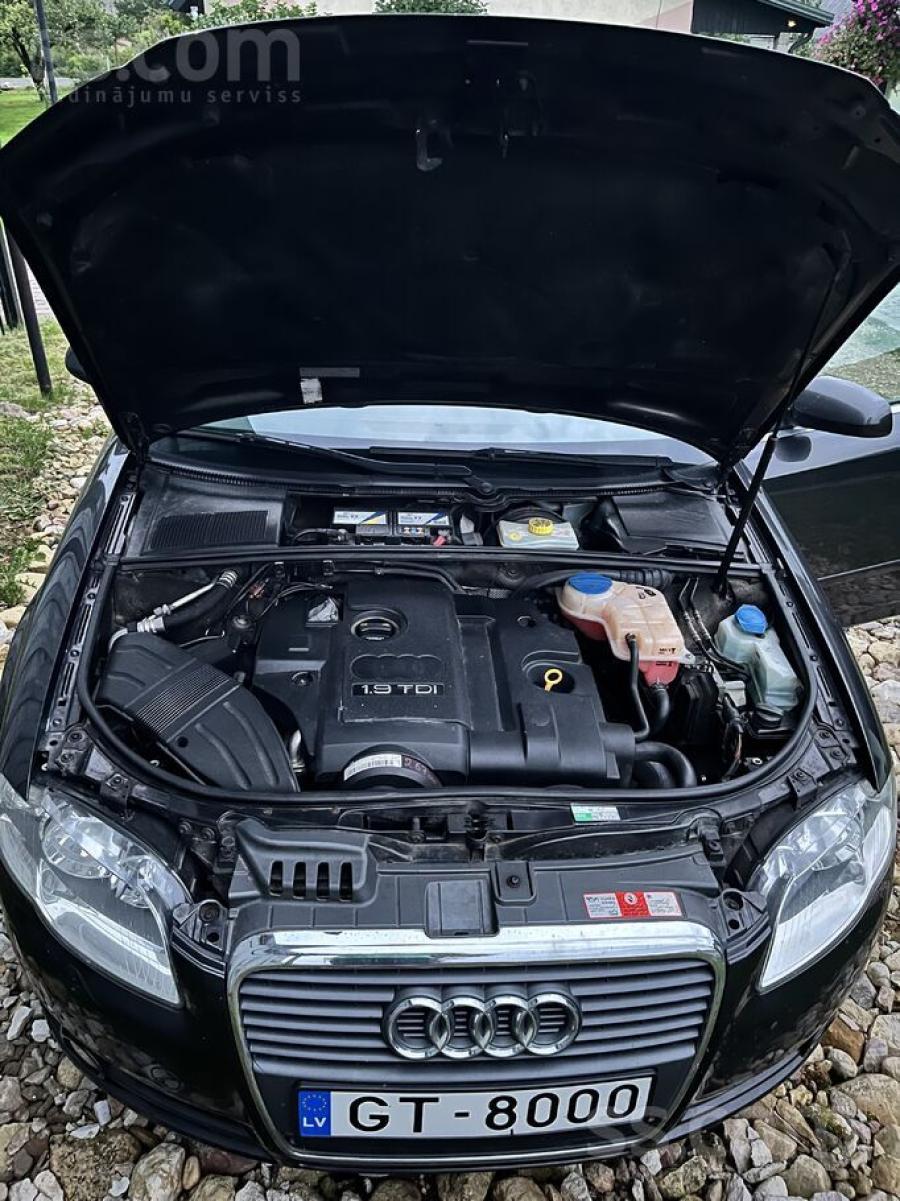 Pelēks Audi A4 2007 Cēsis, ar dzinēja tilpumu 1.90 L un nobraukumu 406 tūkst. km par 3300 €, foto 6 vietnē AUTOMOTO.COM.LV